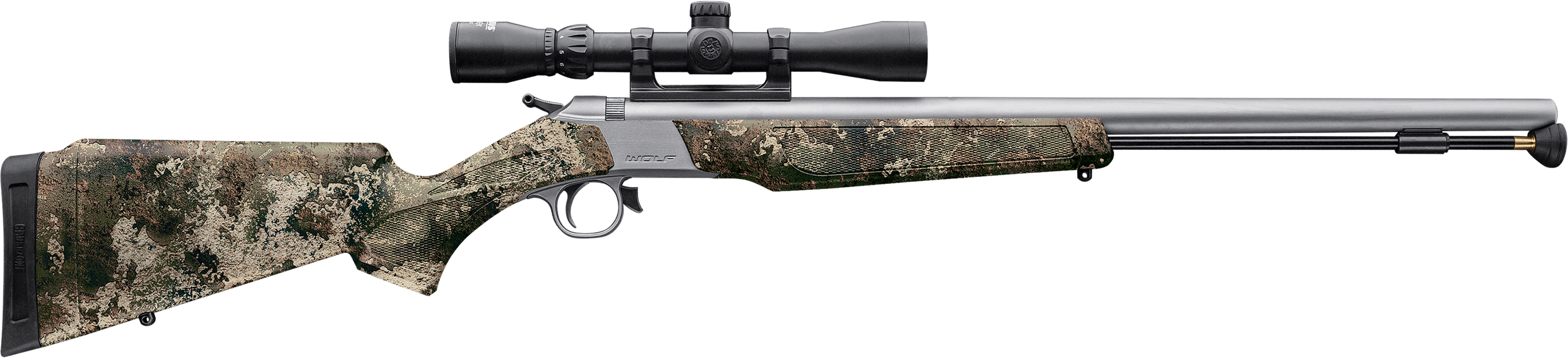 CVA Wolf V2 Break-Action .50 Cal. Muzzleloader with Scope and Rifle Case Combo | Cabela's